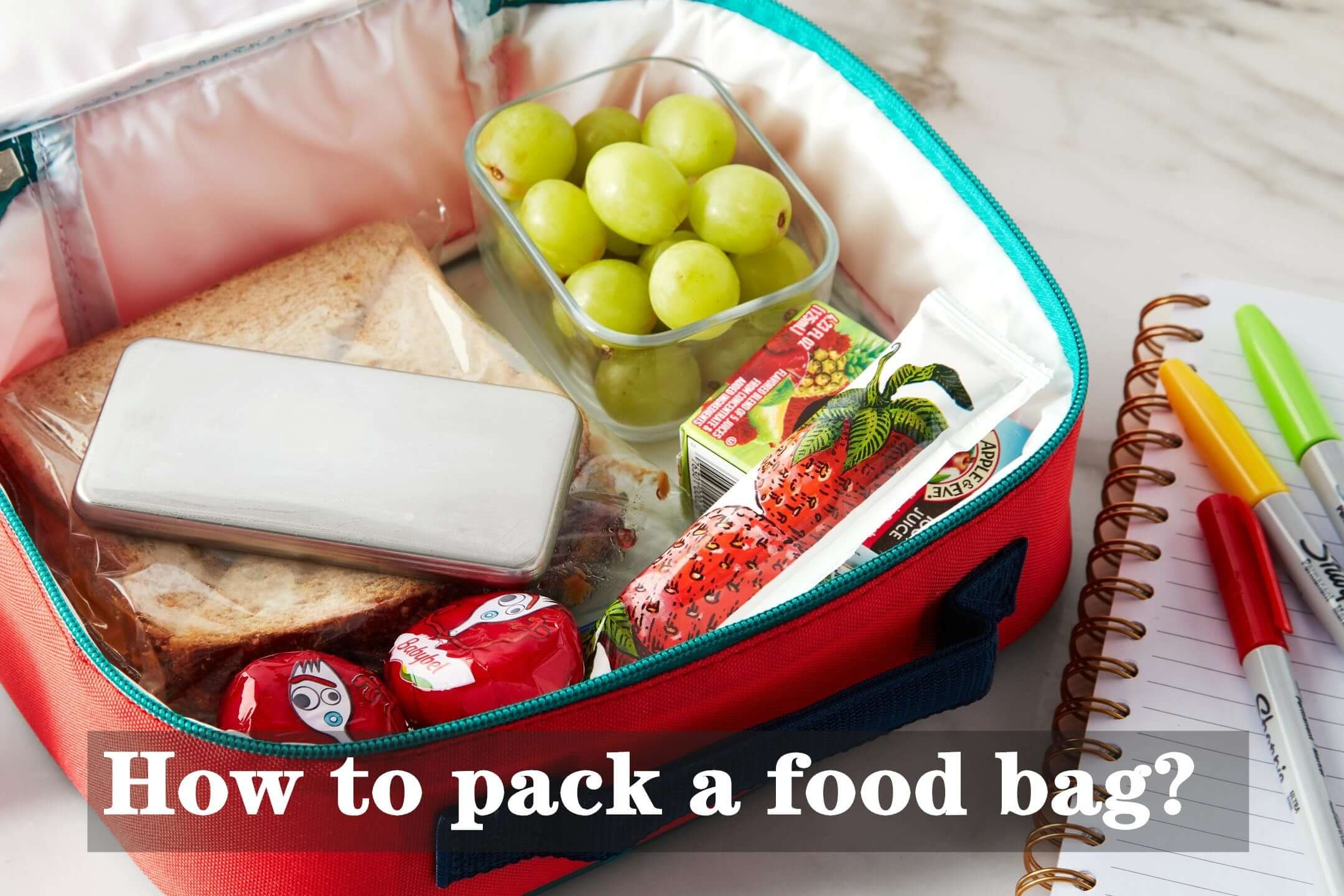 How to pack a food bag?