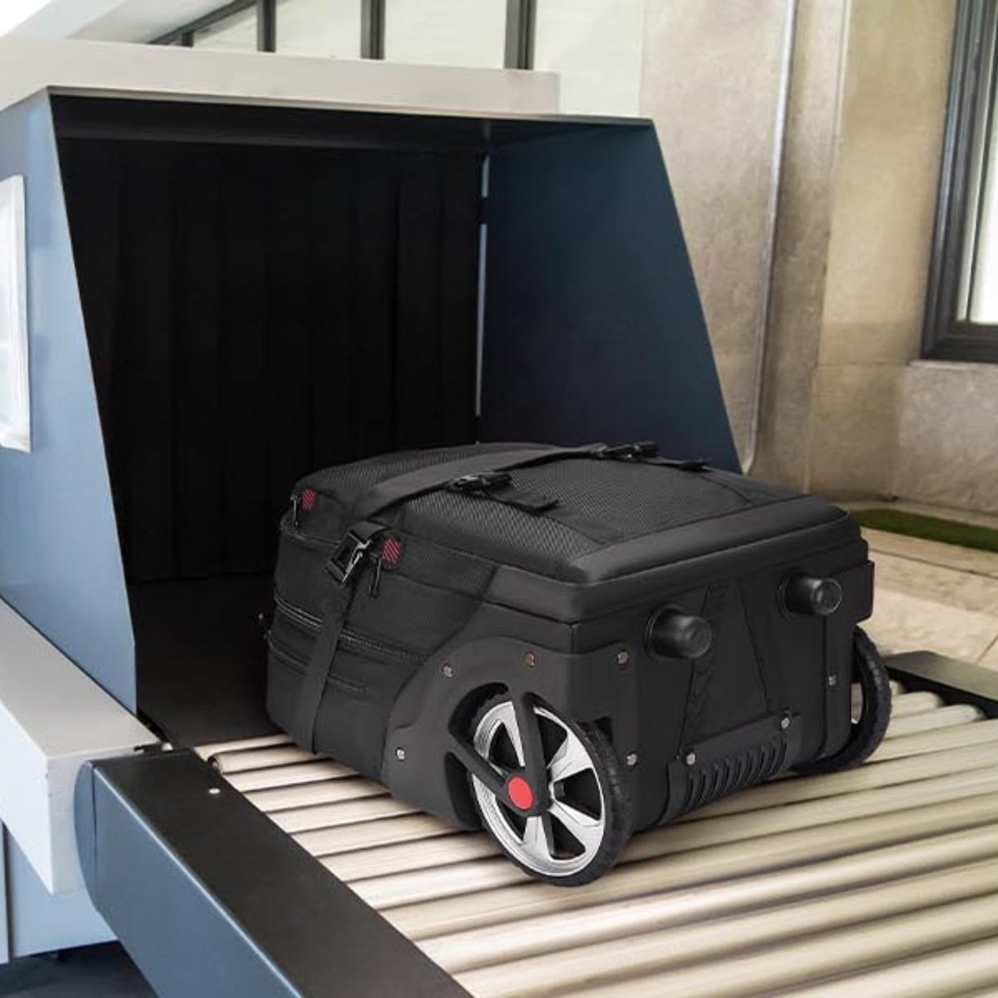 MATEIN Rolling Backpack with Combination Lock, 17 Inch Large Wheeled ...