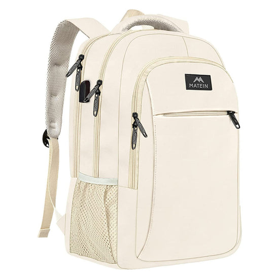 Matein Mlassic Travel Laptop Backpack with USB Charging Port