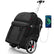MATEIN Black Rolling Backpack with Combination Lock