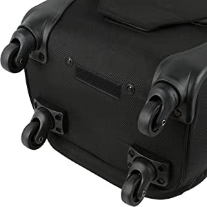 4 Wheels Rolling Backpack for School and Travel