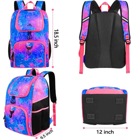 Matein Large Basketball Training Backpack for Girls